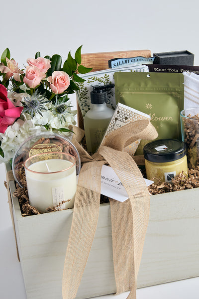 Home Sweet Home Box with Flowers – Bonnie + Bud